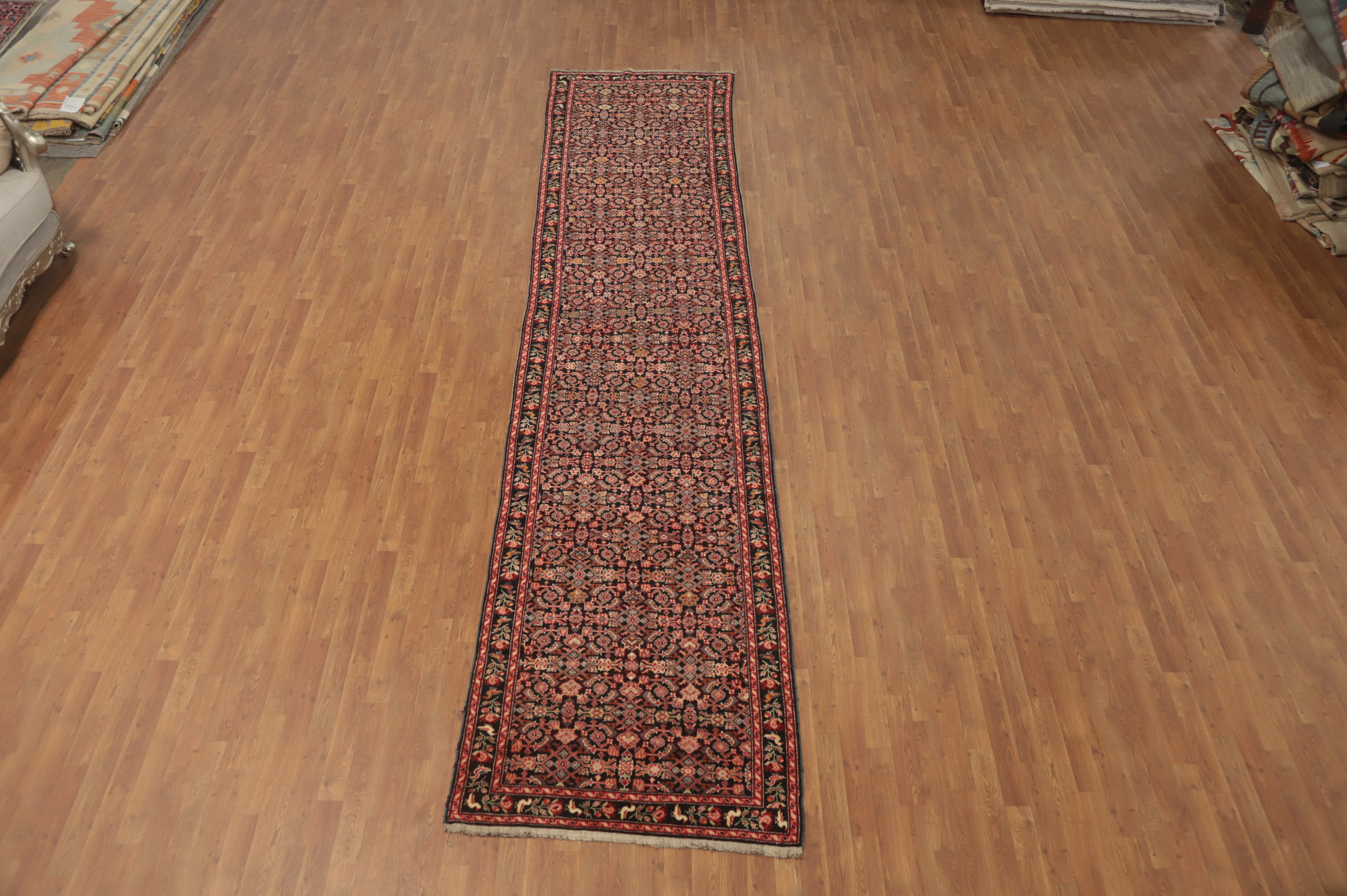 Bloomsbury Market Antique Karabagh Vegetable Dye Runner Rug 4x16 | Wayfair