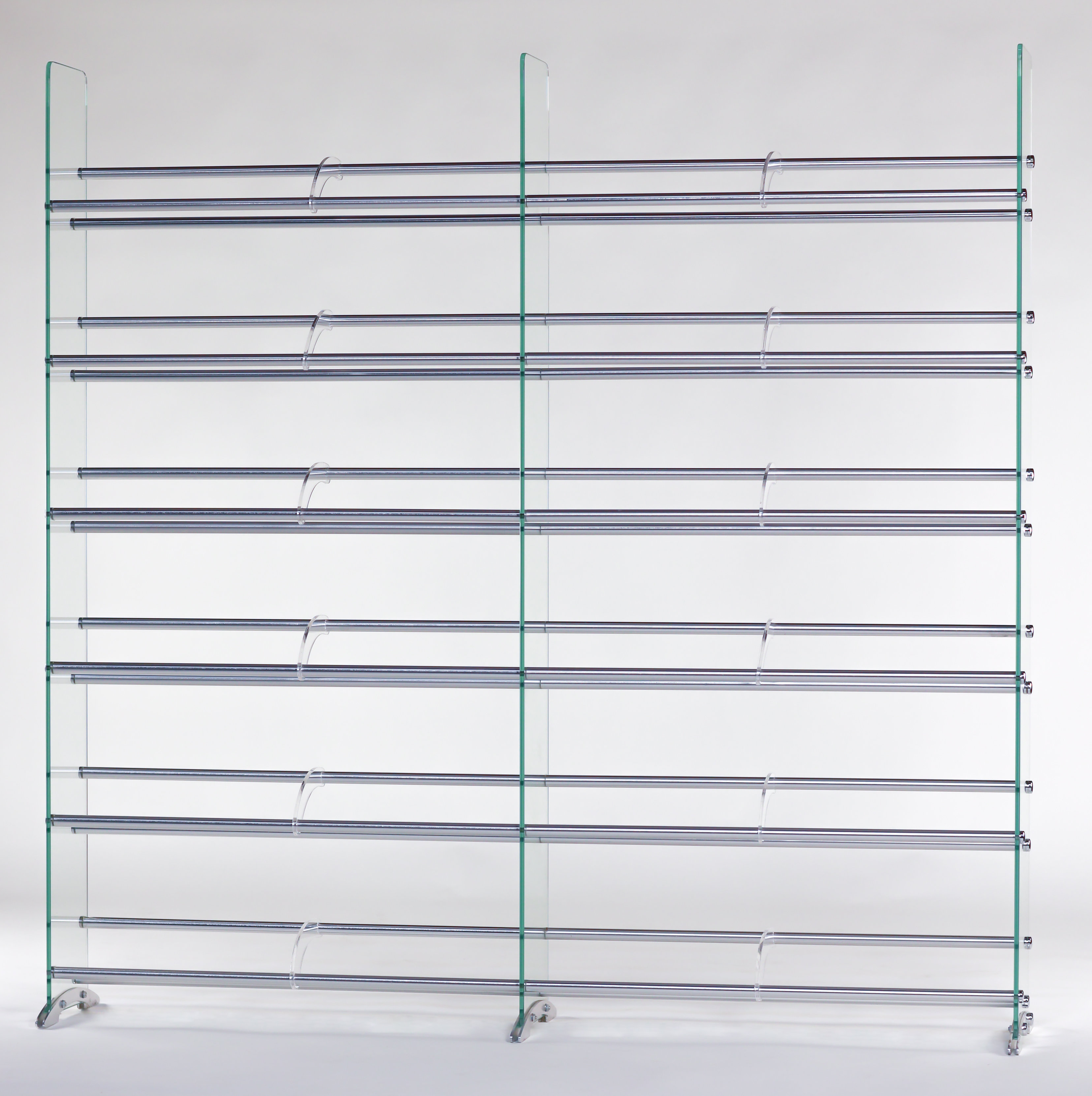 Symple Stuff Glass DVD/CD Rack for Storage 792 CDs 552 DVDs & Reviews ...