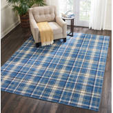 Union Rustic Huntur Plaid Rug & Reviews | Wayfair