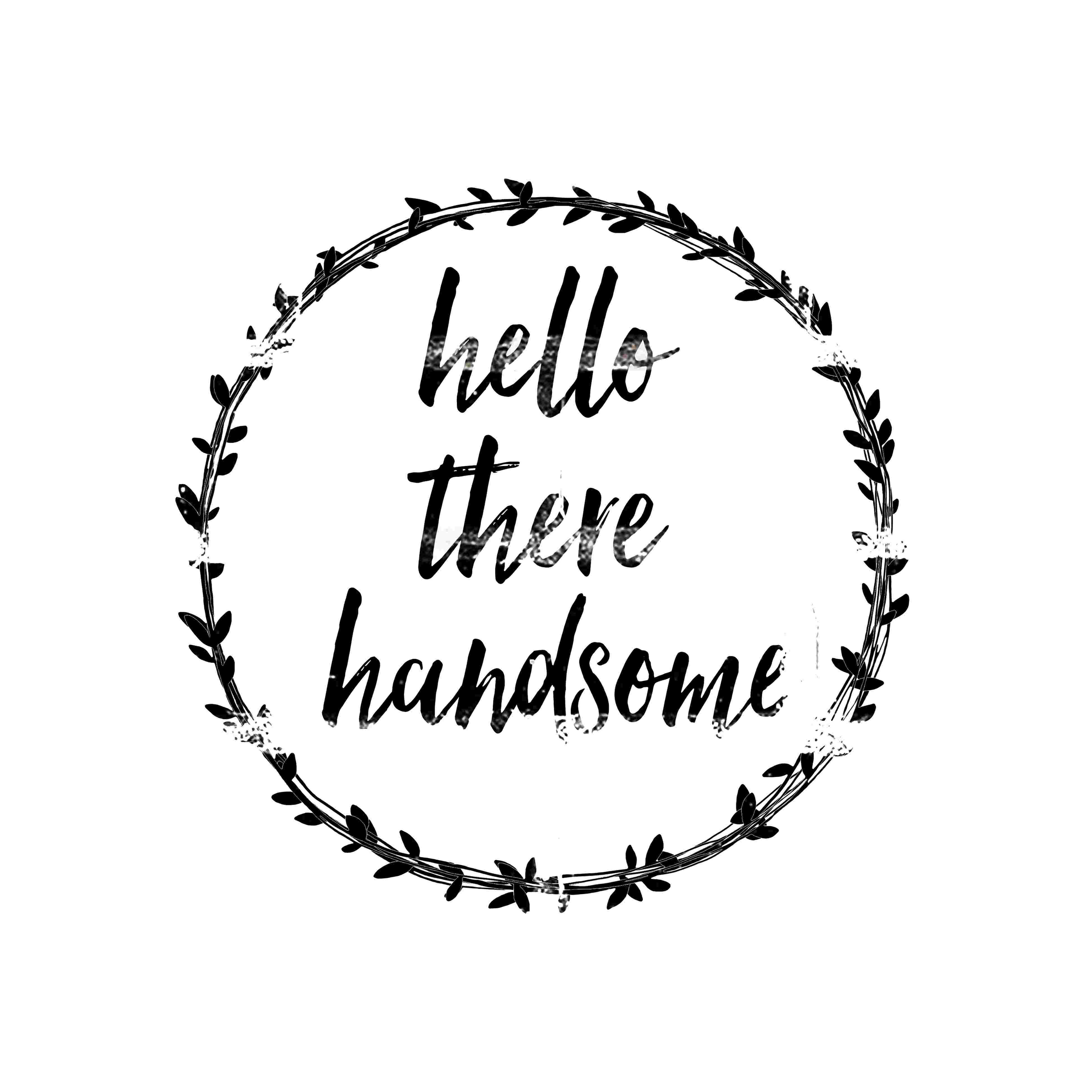 Trinx Hello Handsome Wreath - Wayfair Canada