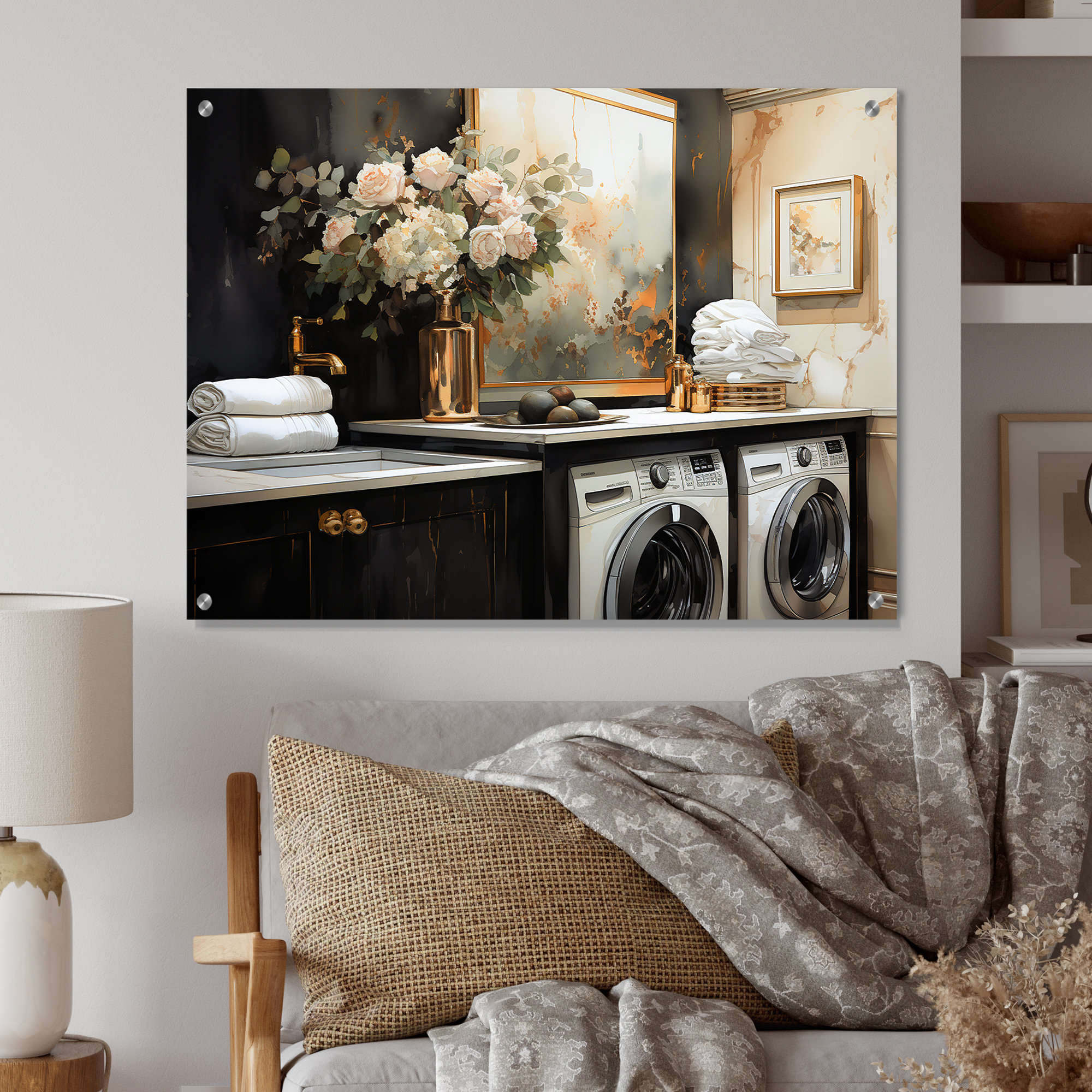 Lark Manor™ Laundry Room Art Deco II - Laundry Acrylic Wall Art | Wayfair