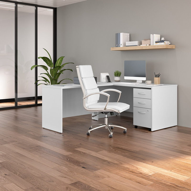 Bush Business Furniture Office 500 Collection 3 Piece 60W L-Shape ...