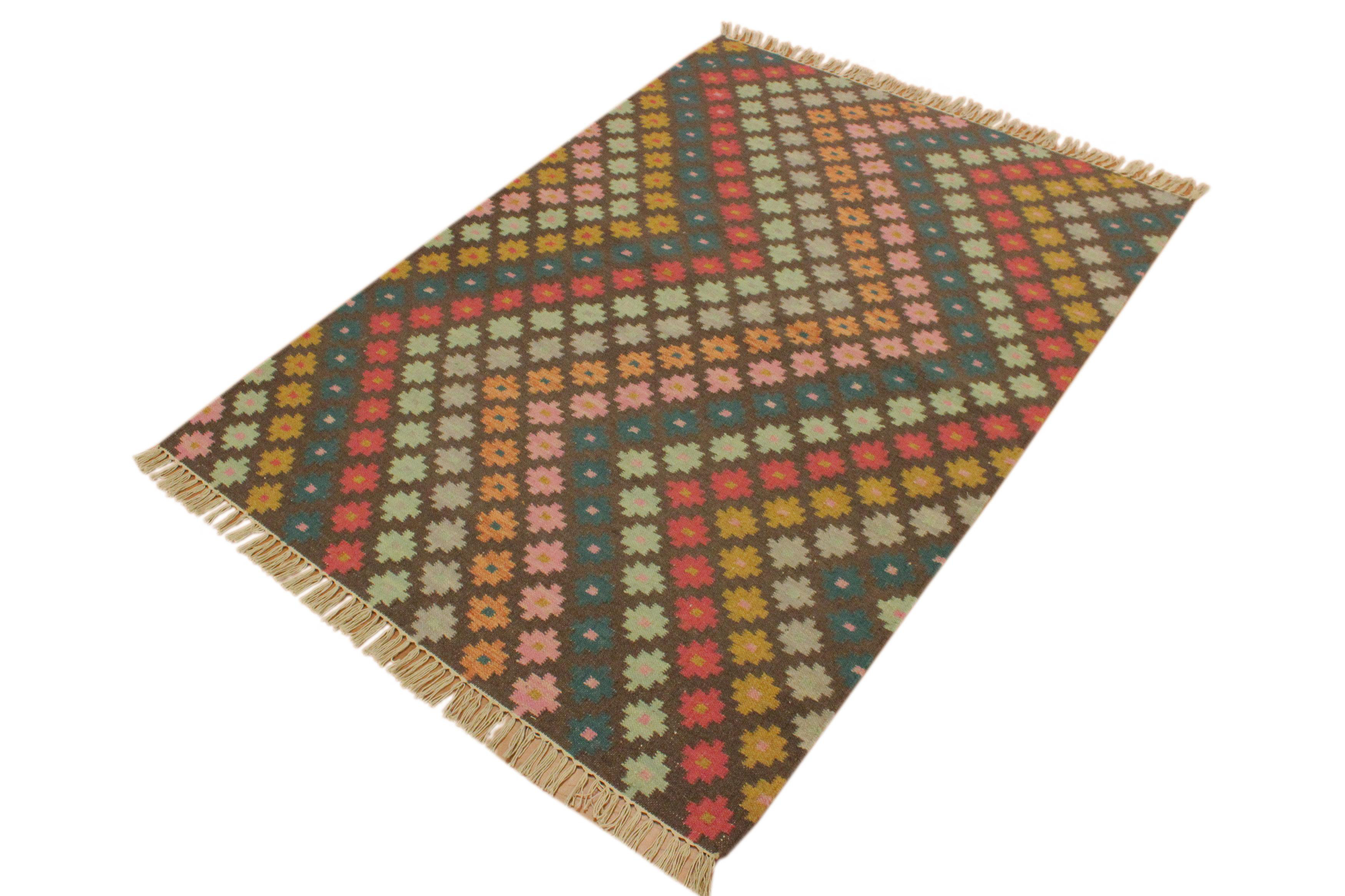 Isabelline One-of-a-Kind Sinclair Handmade Kilim Wool Gray/Light Pink ...