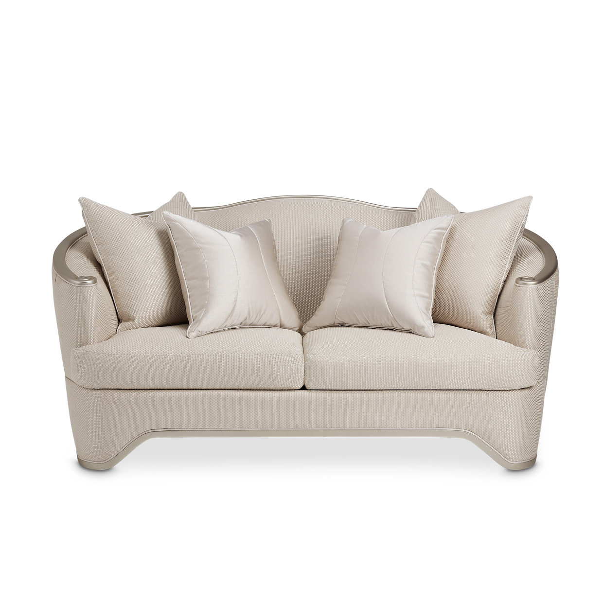 Michael Amini London Place Loveseat, Champagne - Wayfair Canada
