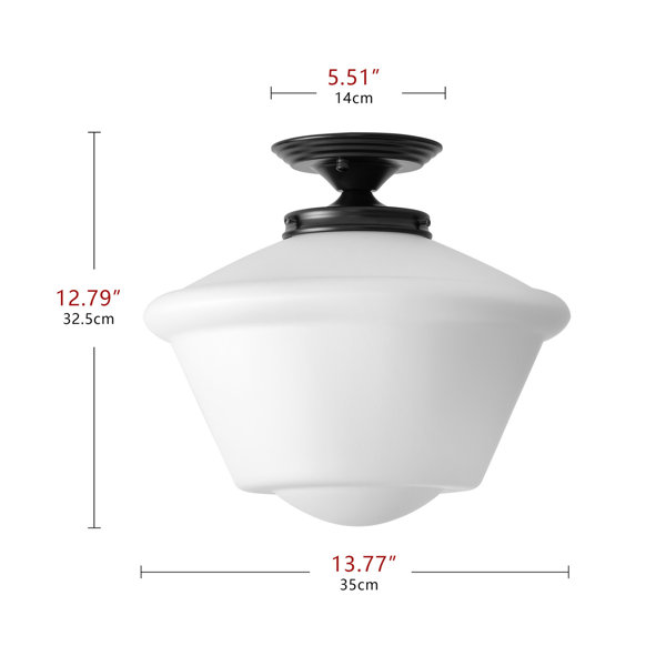 Winston Porter Demitre 1-Light Bulb Contemporary Mid Century Modern ...