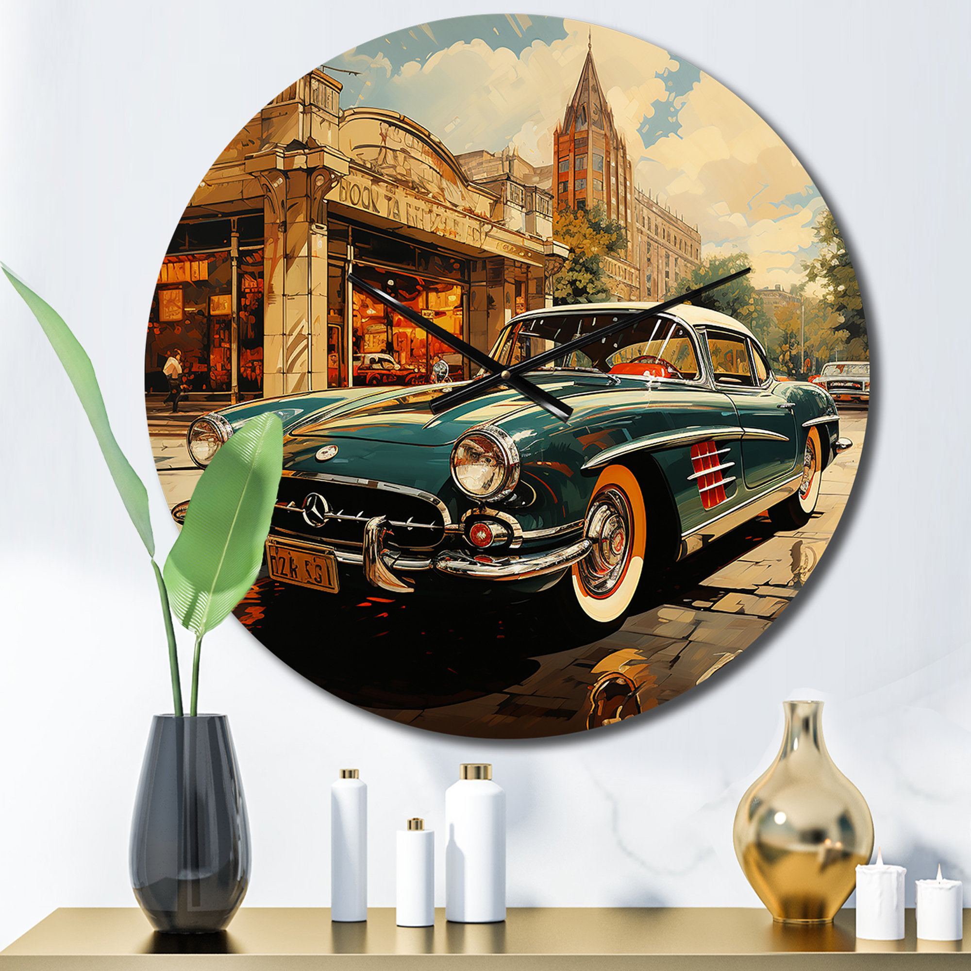 East Urban Home Dalexa - Transportation Wall Clock | Wayfair