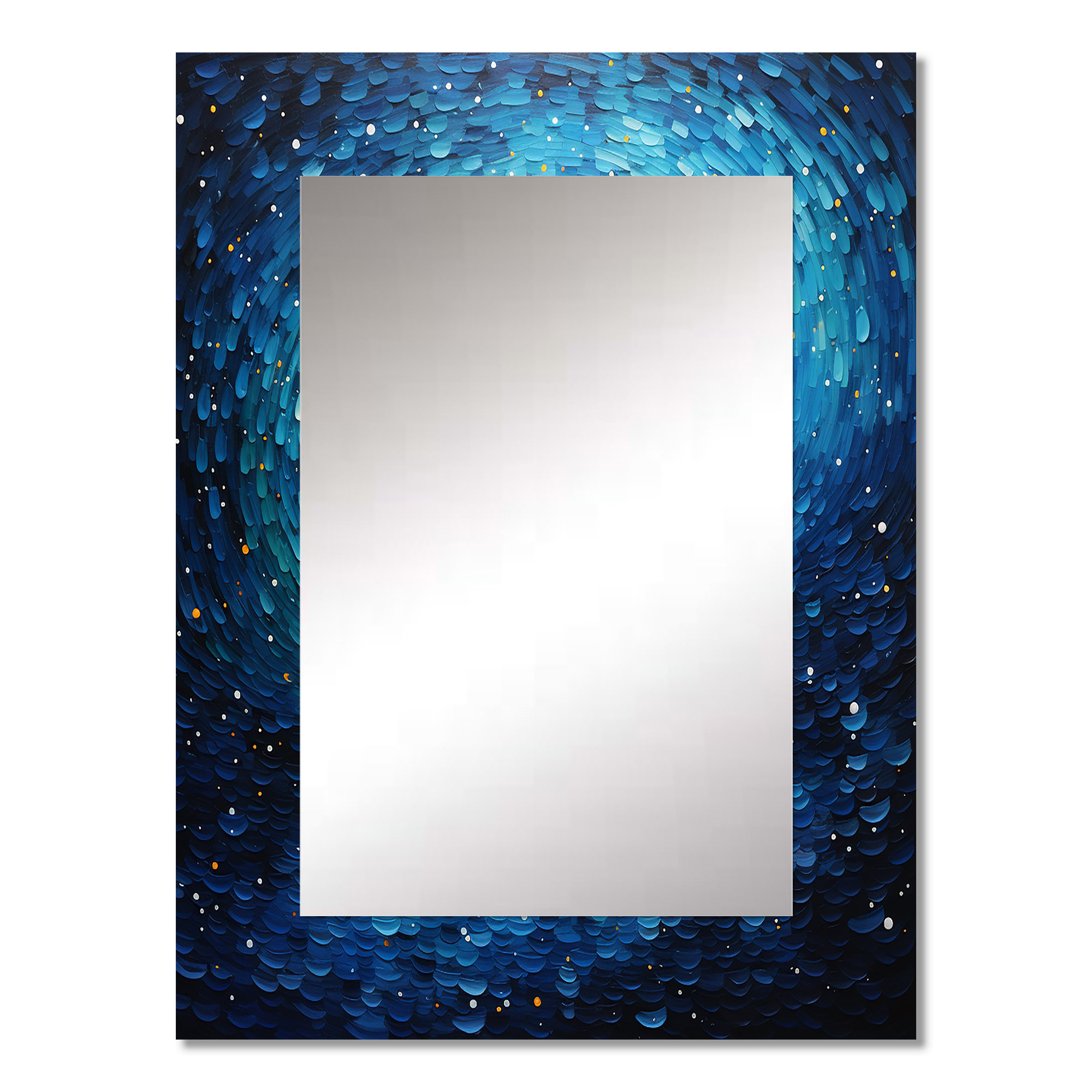 Dakota Fields Pointillism River Majestic Cascade - River Unique Wall ...