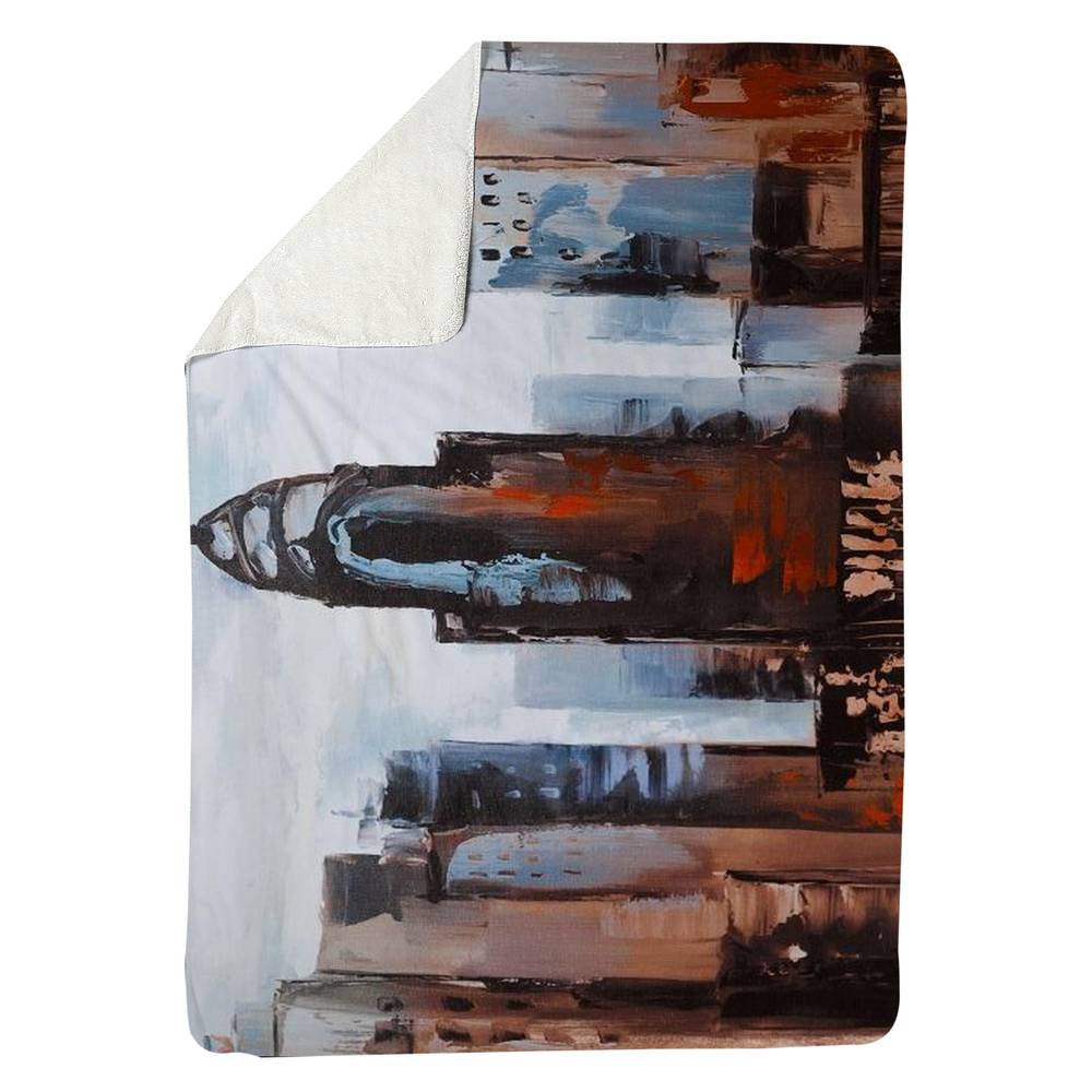 Begin Edition International Inc. Sullen Day in the City Fleece Blanket ...