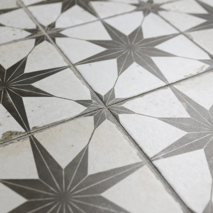 Merola Tile Harmonia 13" x 13" Ceramic Patterned Wall & Floor Tile ...