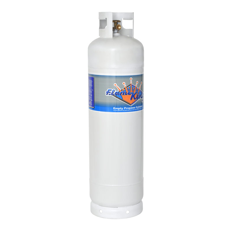 Flame King 60LB POL Steel Propane Tank LP Refillable Cylinder for RVs ...