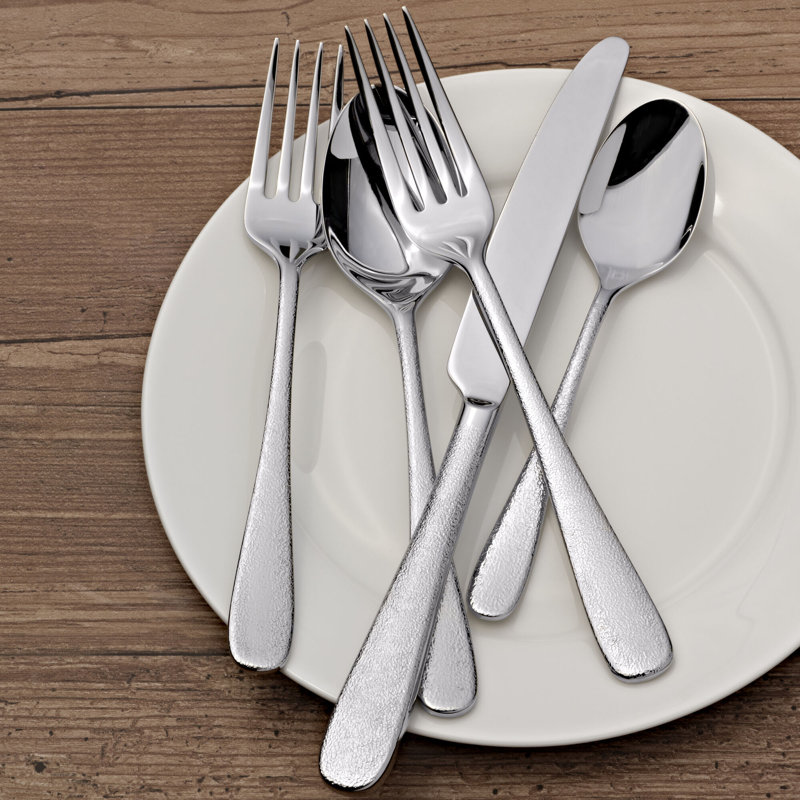 Mikasa Declan 20-Piece 18/10 Stainless Steel Flatware Set, Service For ...