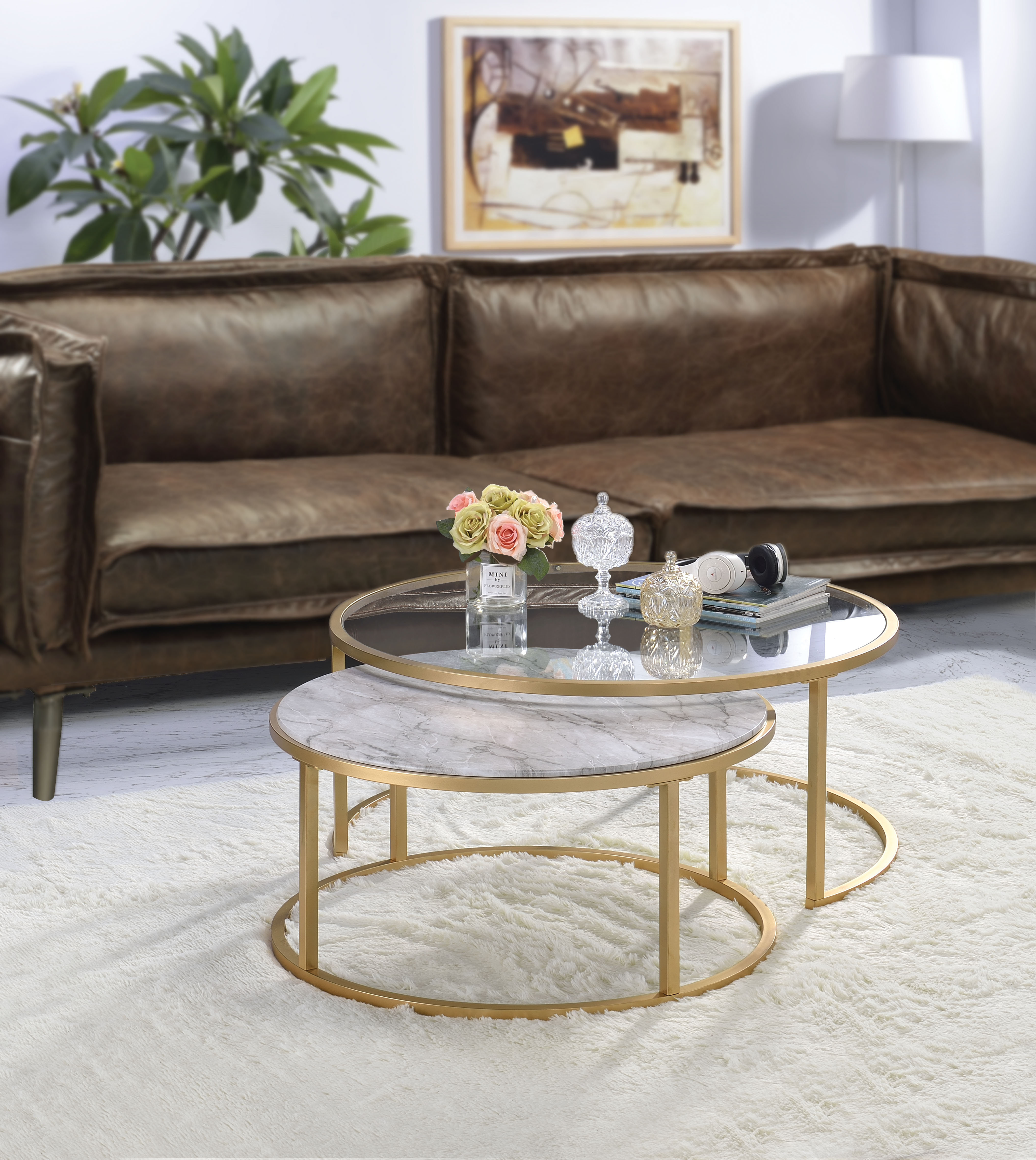 Everly Quinn Hernandez Nesting Coffee Table Set - Wayfair Canada