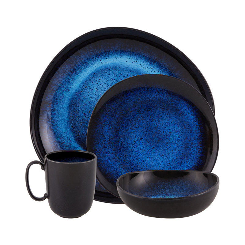 Casa Alegre 4 - Piece Stoneware Dinnerware Set, Service for 1 | Perigold