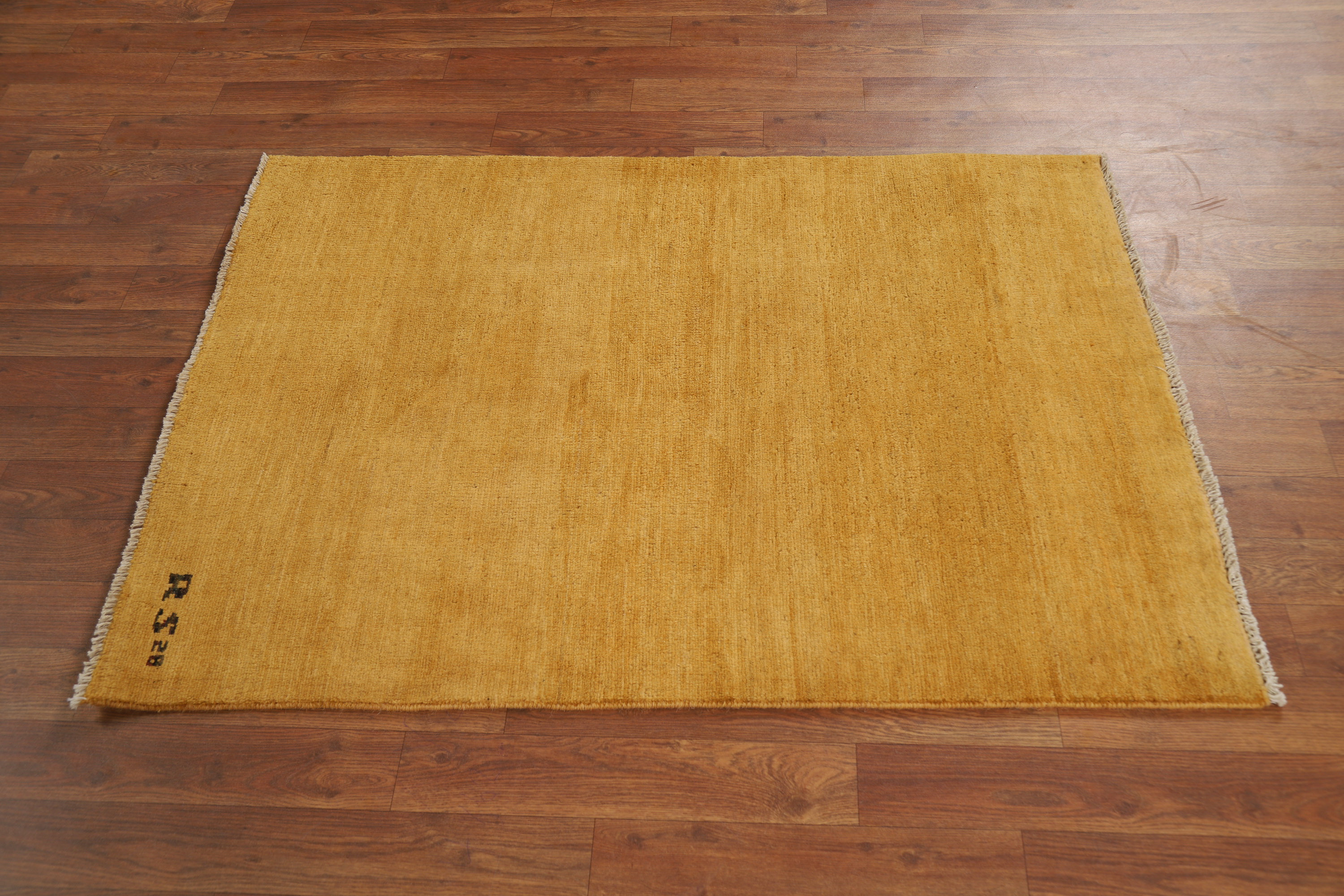 Hokku Designs Gold Gabbeh Modern Foyer Rug 3x4 | Wayfair