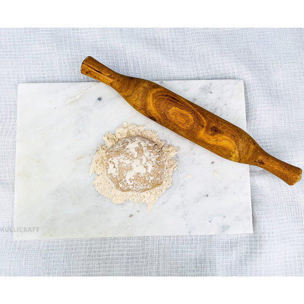 ColorLife Multi-Purpose Pastry Marble Tray Cutting Board Slab With Non ...