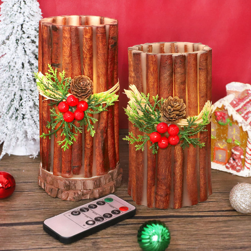 TULGIX Christmas Fake Candles with Remote | Wayfair