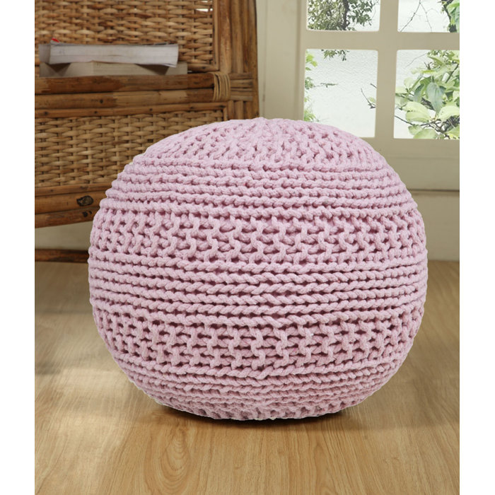 Dakota Fields Telauges Upholstered Pouf & Reviews | Wayfair