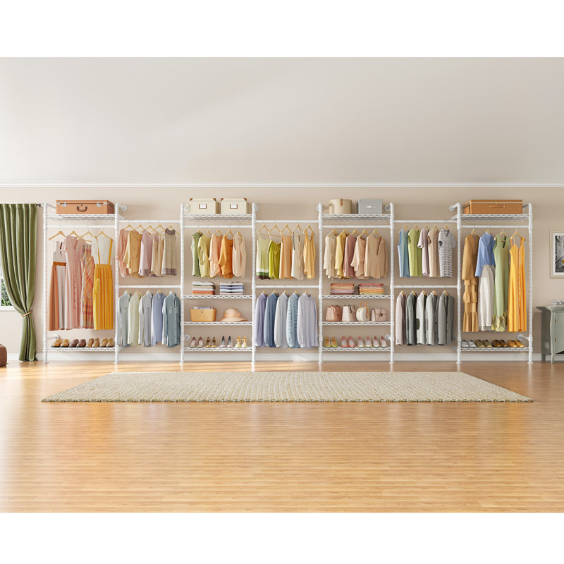 VIPEK Timate U3 Expandable 10'8"-13'7" Wall Mounted Clothes Rack, Pipe ...