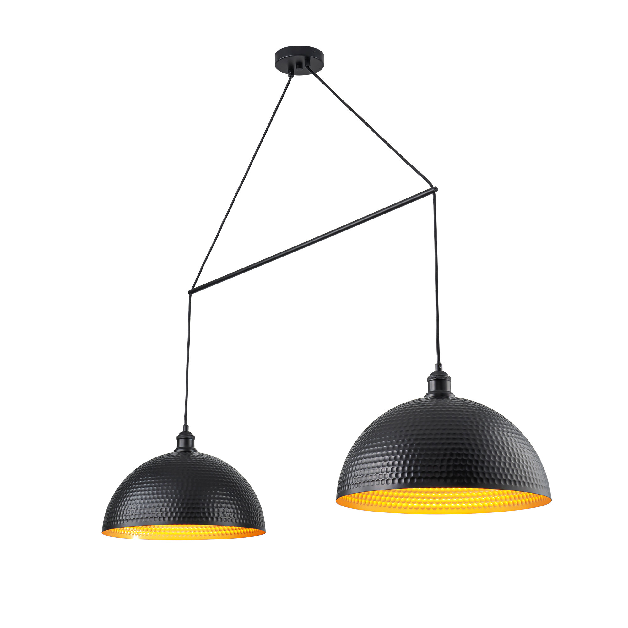 Ivy Bronx 2 - Light Dimmable Dome Kitchen Island Pendant Light | Wayfair
