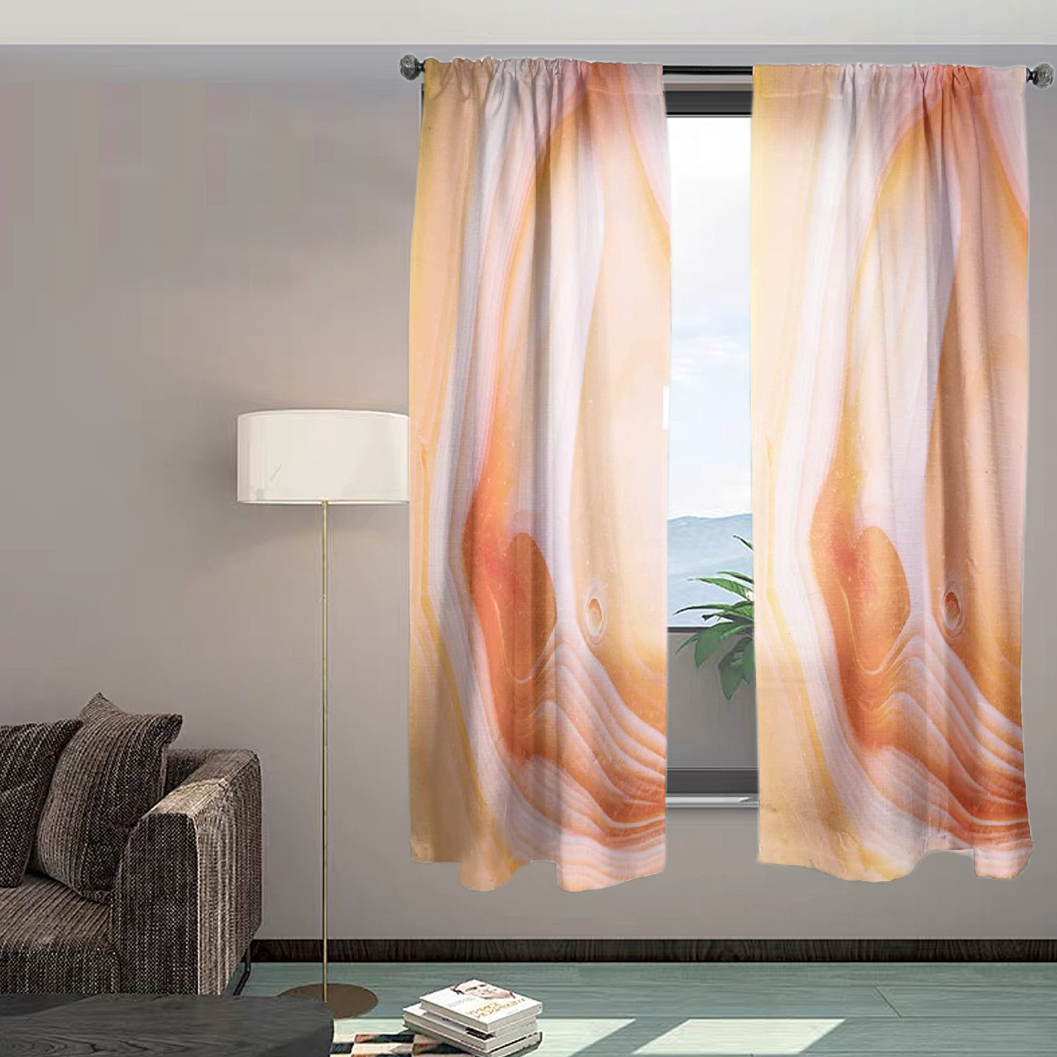 Frifoho Microfiber Curtain | Wayfair