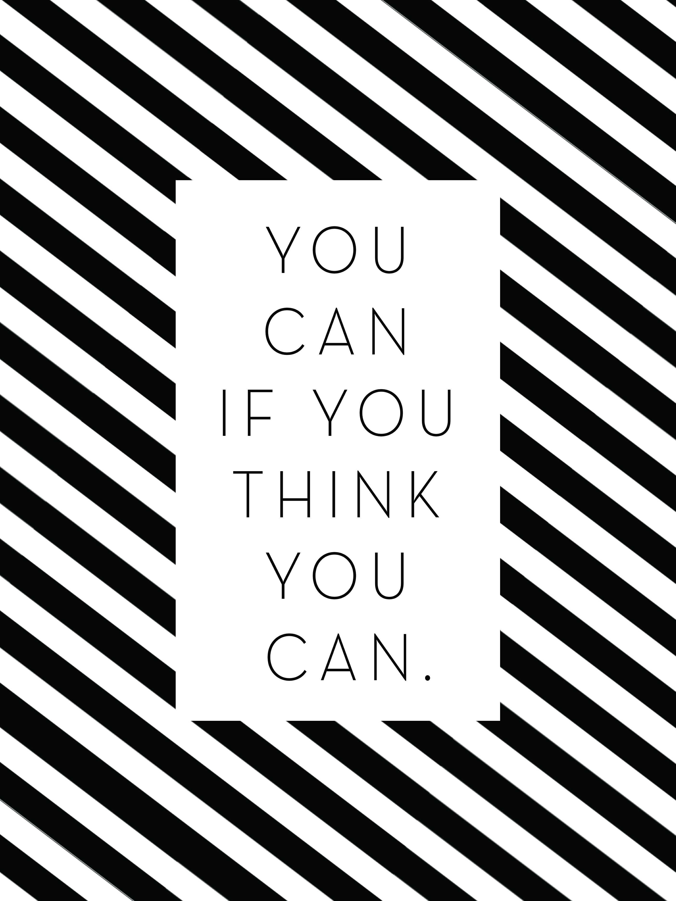 Trinx You Can Stripes - Wrapped Canvas Print | Wayfair