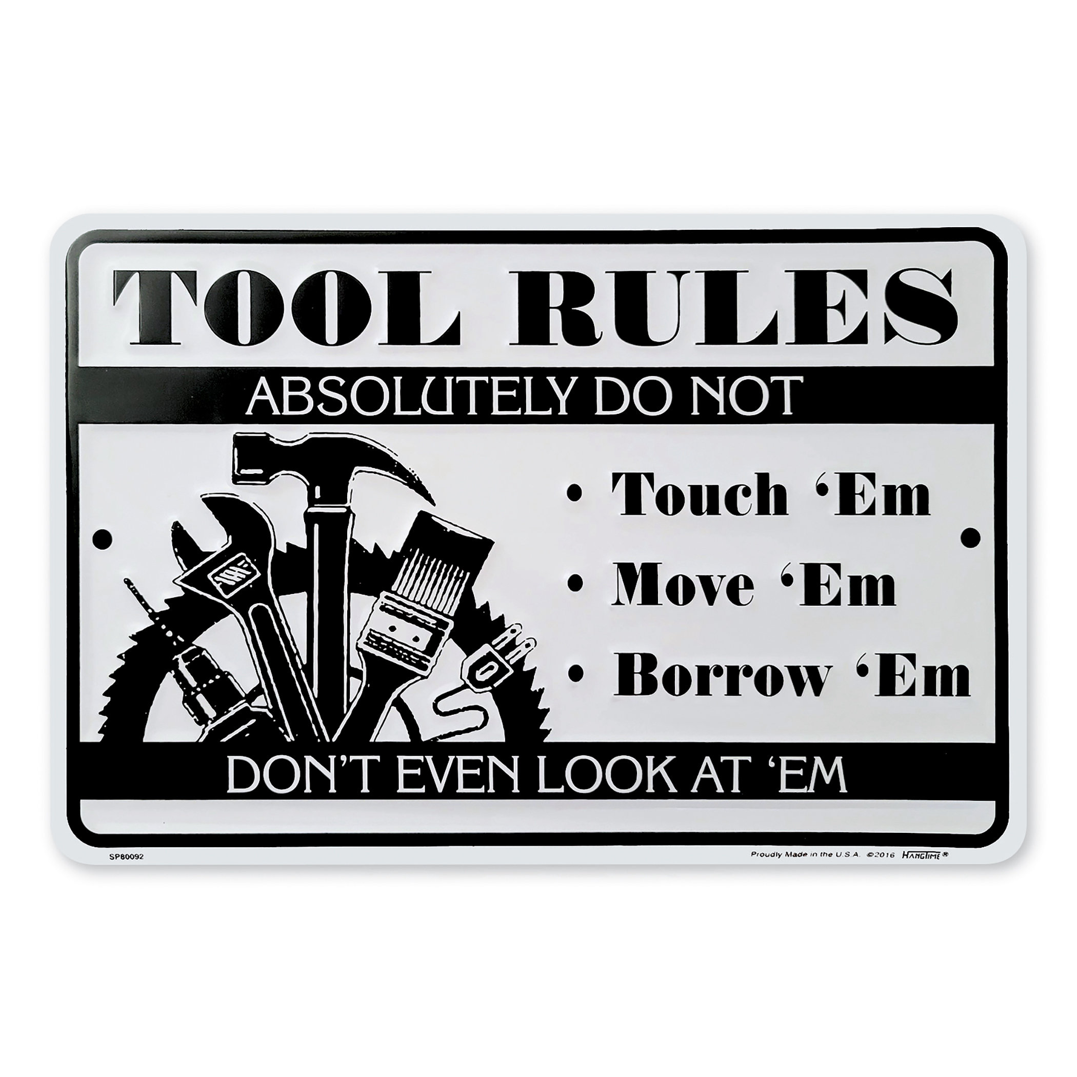 Trinx Tool Rules Wall Décor | Wayfair