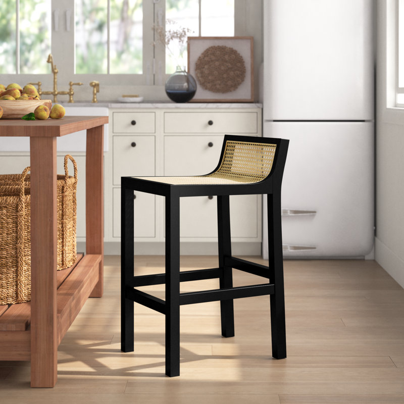 Sand & Stable Lea 25.75'' Counter Stool with Solid Wood Frame & Reviews ...