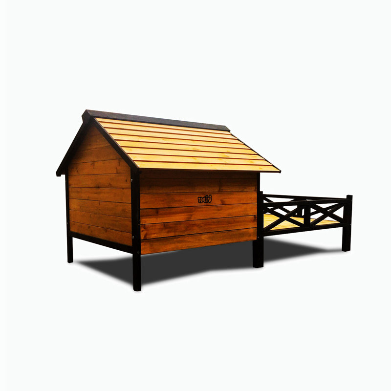 Tucker Murphy Pet™ Danzelle Yellow Brown Dog House | Wayfair