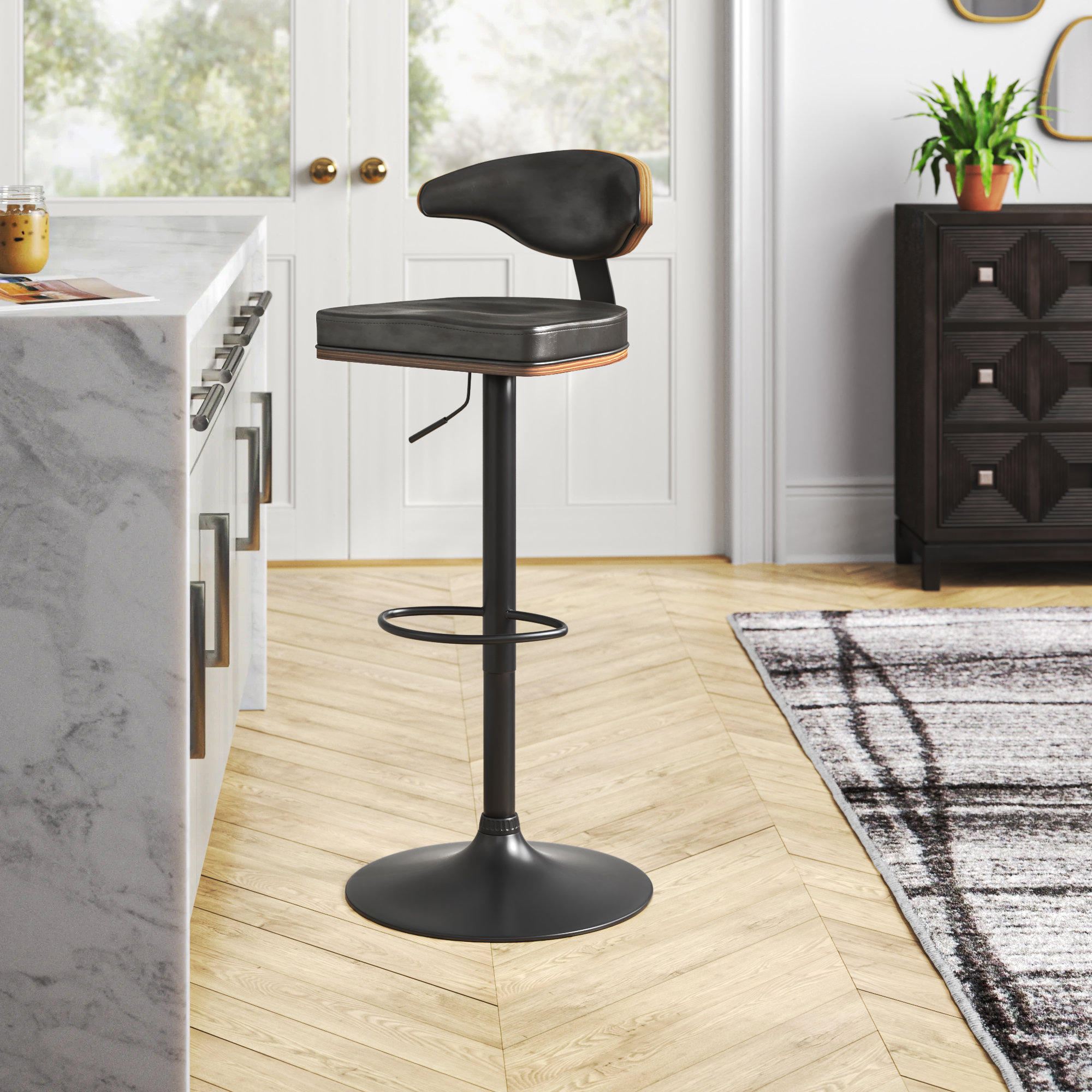 Latitude Run® Dorotea Adjustable Height Stool & Reviews | Wayfair