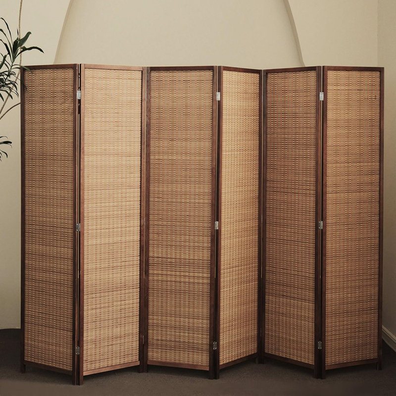 Bayou Breeze 6 Panel Room Divider And Folding Screen Room Divider ...