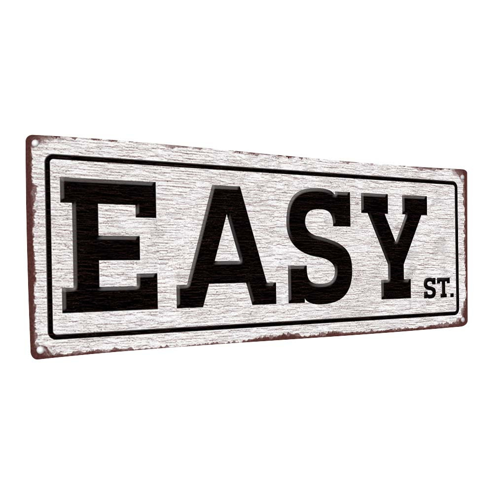 17 Stories Light Easy St Metal Sign - Wayfair Canada