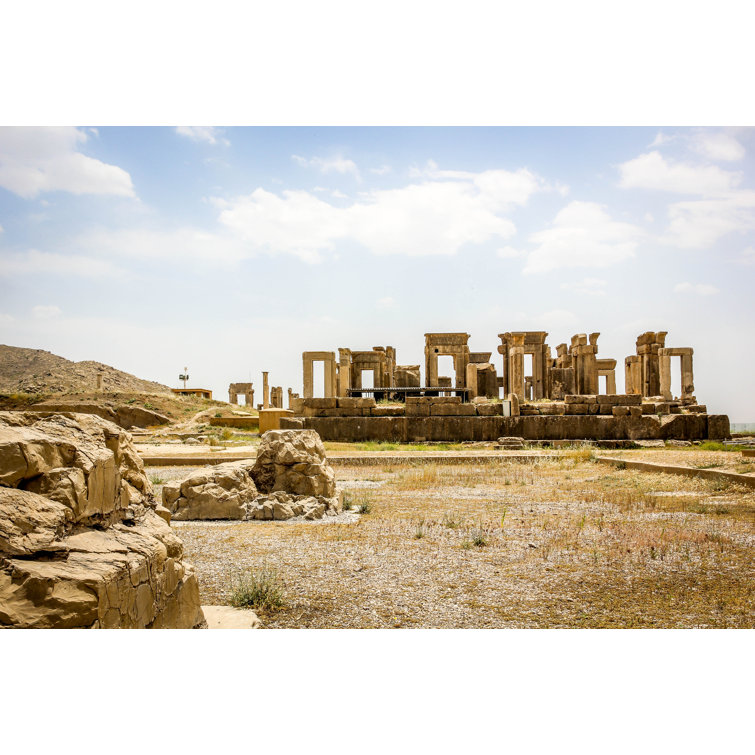 Latitude Run Claghorn Ruins Of Persepolis In Iran - Wrapped Canvas ...