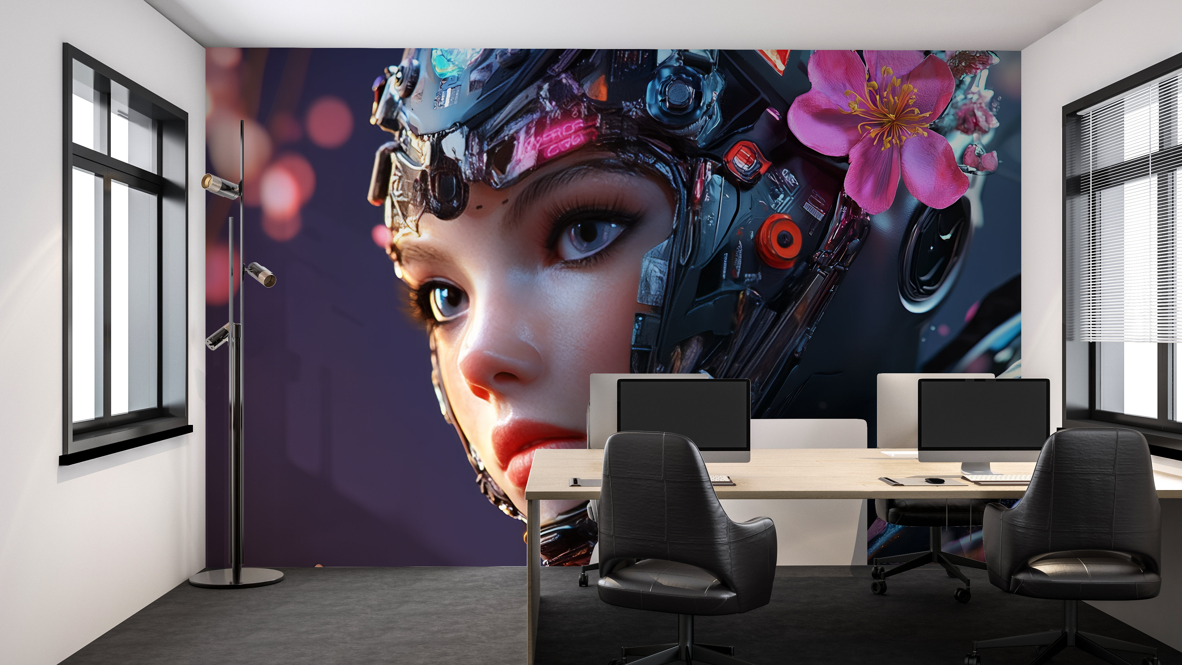 Winston Porter Red Samurai Wall Mural – Dramatic Warrior Wallpaper With ...