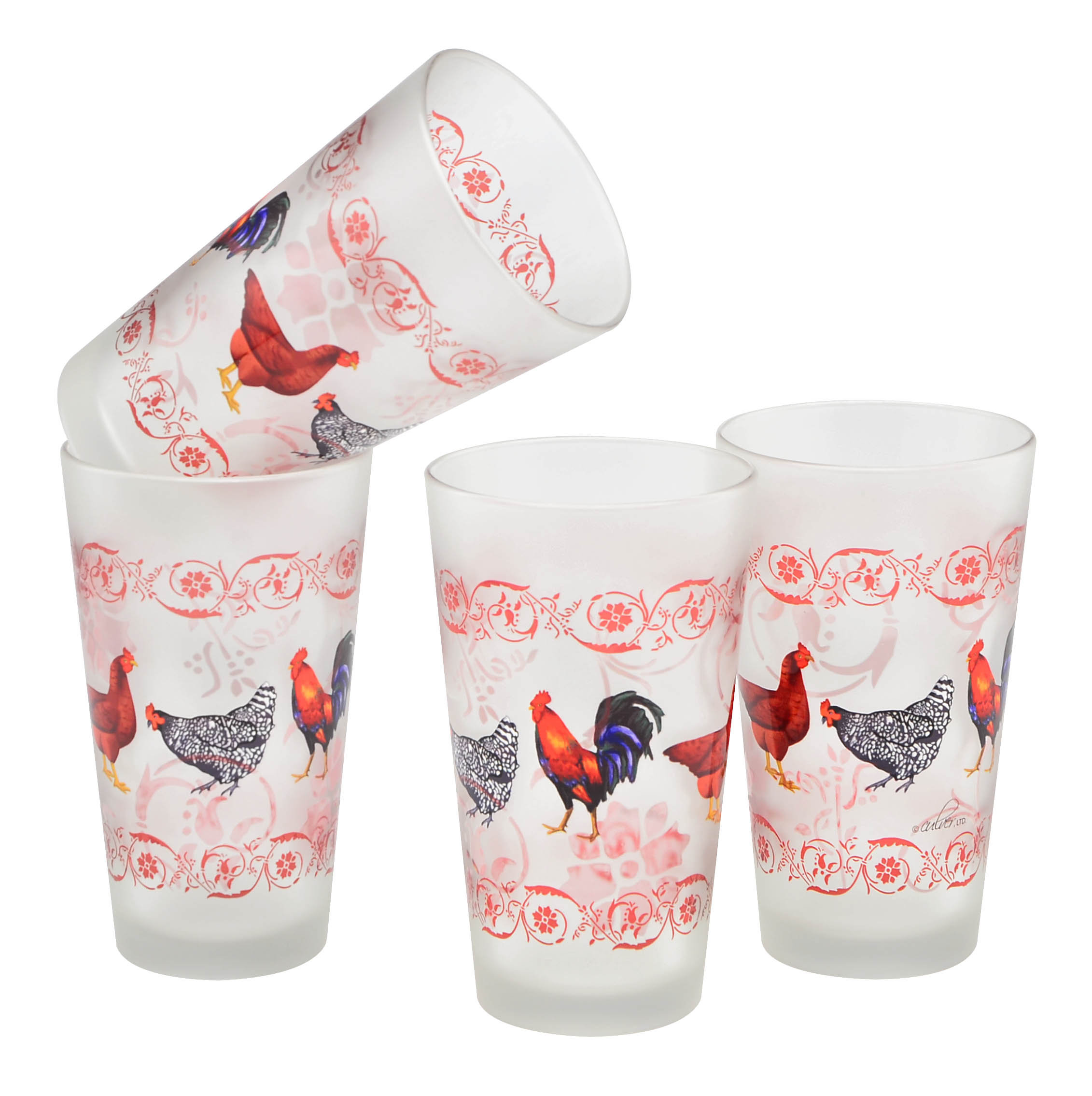 Culver Culver French Chickens 16 oz. Pint Glass & Reviews | Wayfair