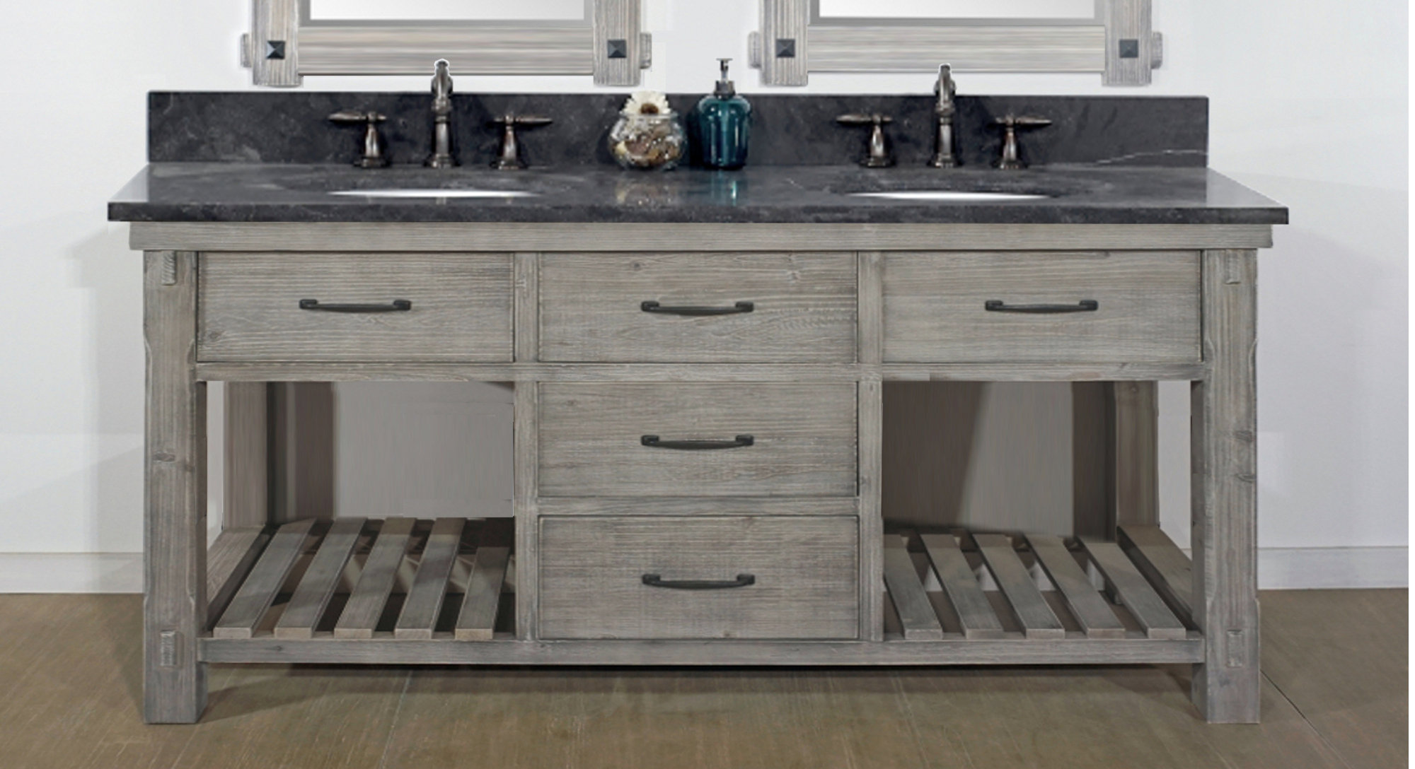 Gracie Oaks Earle 72" Double Bathroom Vanity Set - Wayfair Canada