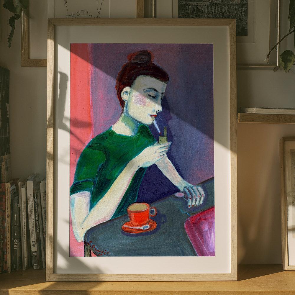 Lark Manor Lady lighting cigarette | Wayfair.co.uk