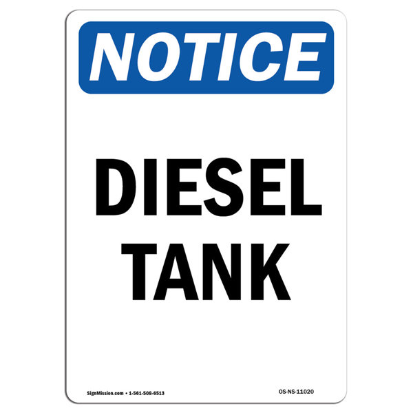 SignMission Diesel Tank Sign - Wayfair Canada