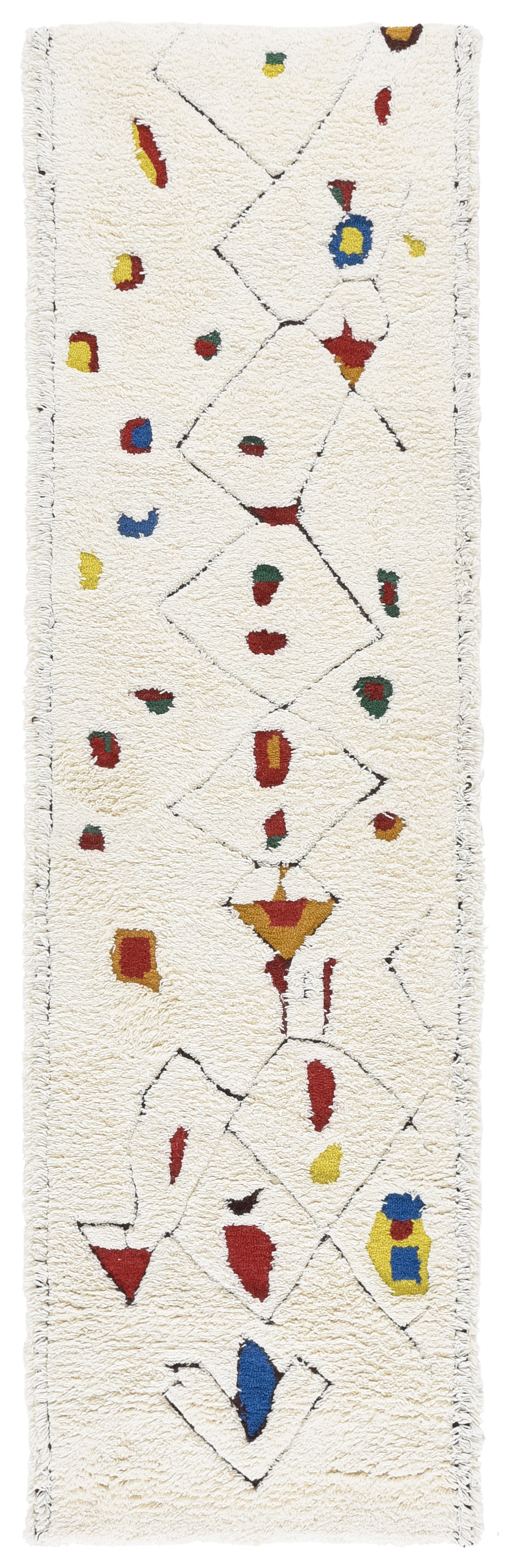 Dakota Fields Kaloudis 922 Hand Tufted Wool/Cotton Abstract Indoor Use ...