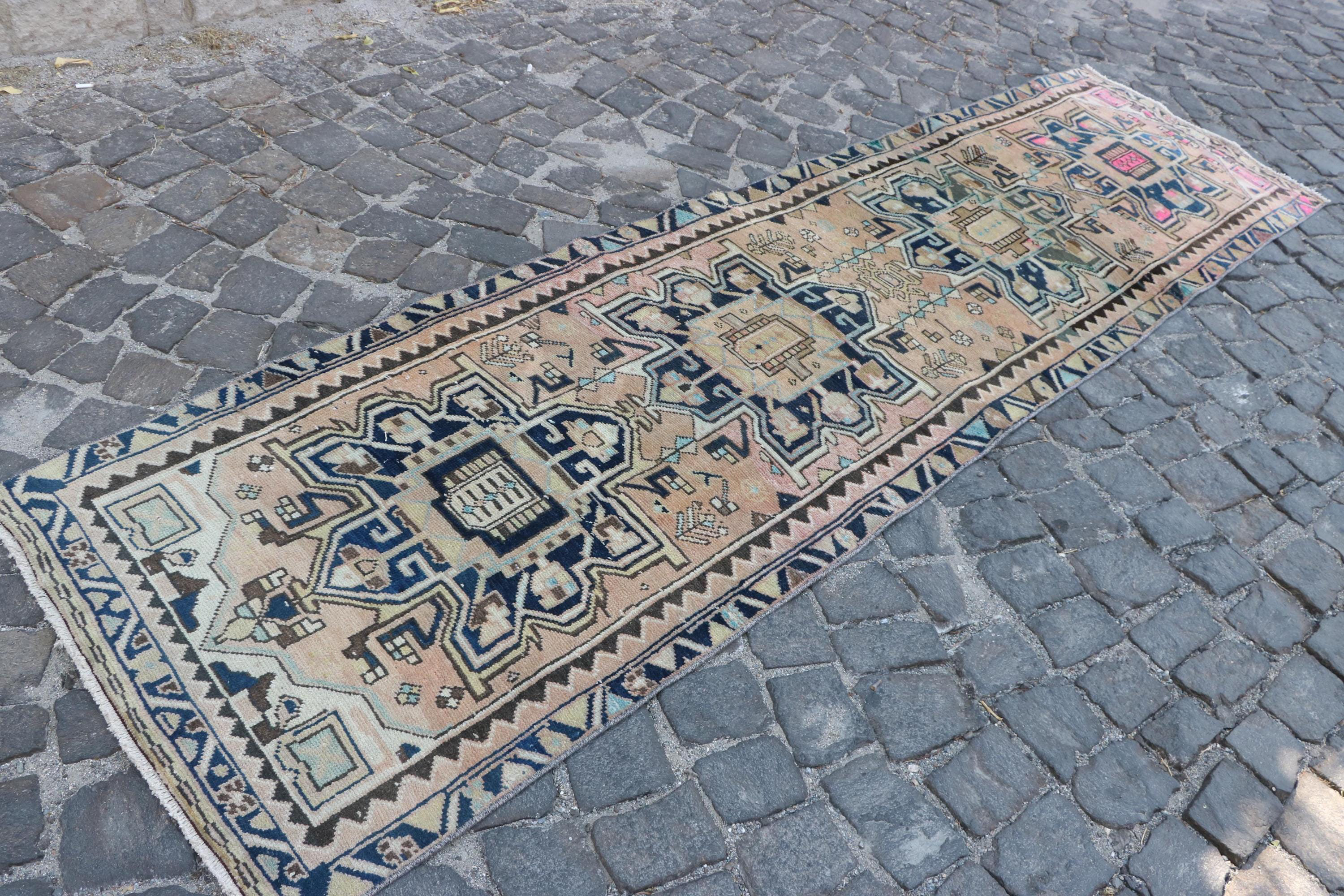 Bungalow Rose Vintage Turkish Kurdish Tribal Rug - Rustic Distressed ...