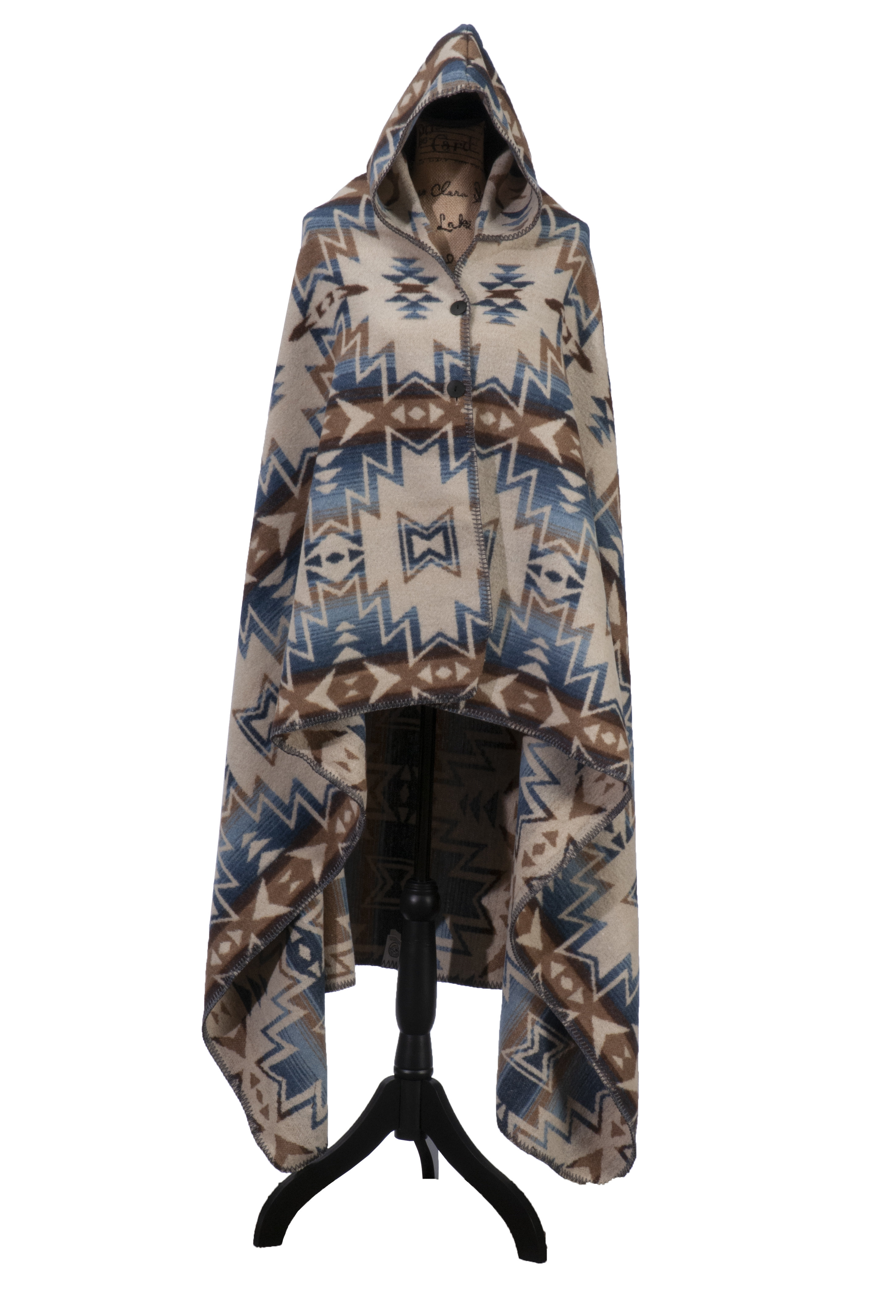 Wooded River Washable Wool Cascada Hooded Throw - Wayfair Canada
