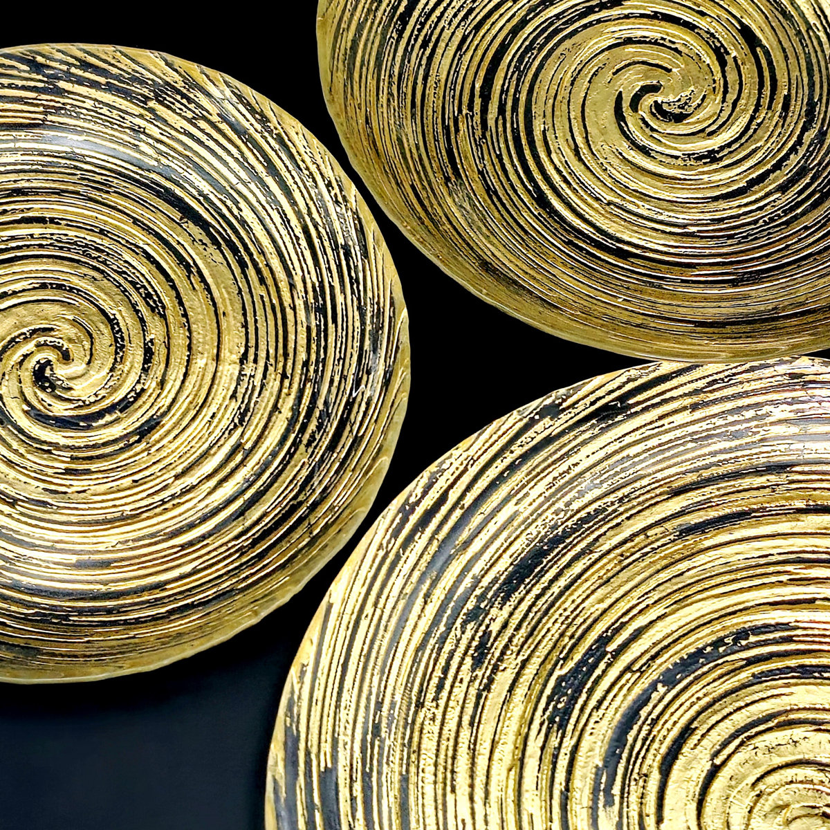 Mercer41 Popel Gilded Glass Dinnerware Set of 18 | Wayfair