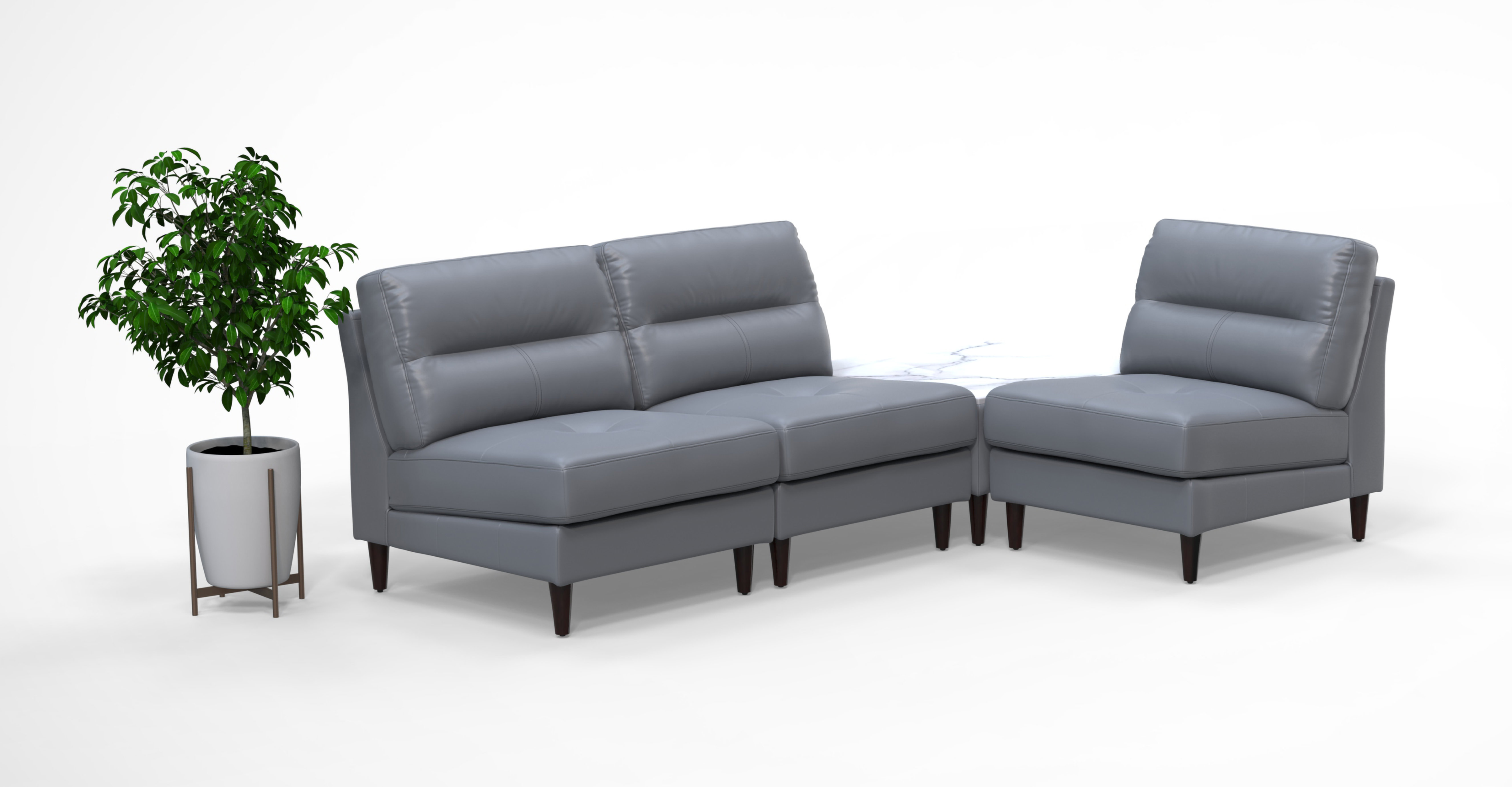 Reunion 3 Person Waiting Room Reception Chairs with Charging Tables Set ...