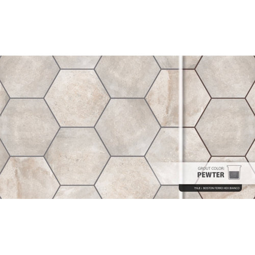 Merola Tile Boston Ferro 14" x 16" Porcelain Wall & Floor Tile | Perigold
