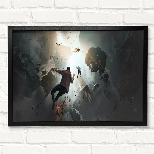 Latitude Run Jumping Into The Abyss - Closed Corner Frame Art Prints on ...