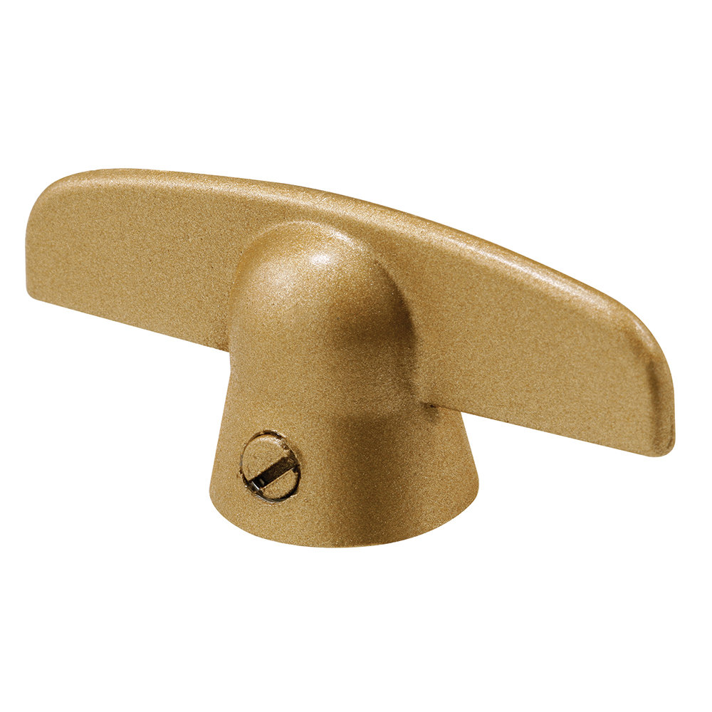 Prime-Line Tee Handle, Roman Gold, 3/8 in. Special, Fits Pella Windows ...