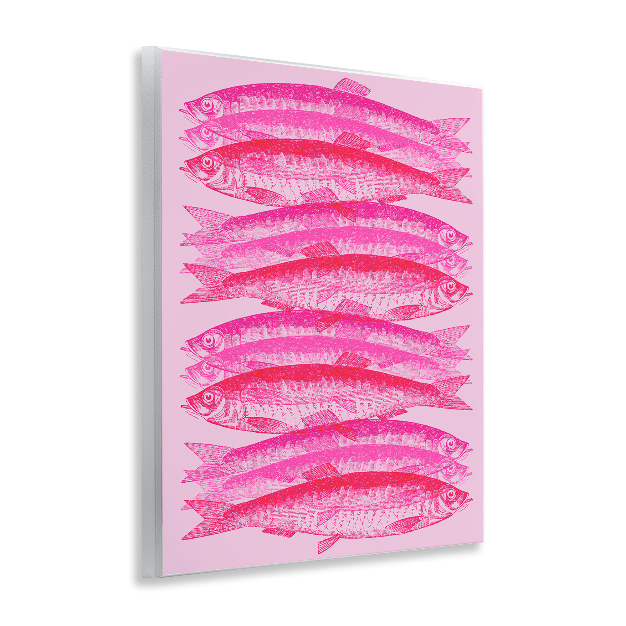 Highland Dunes Pink Layered Fish Wall Plaque Art by Daphne Polselli ...