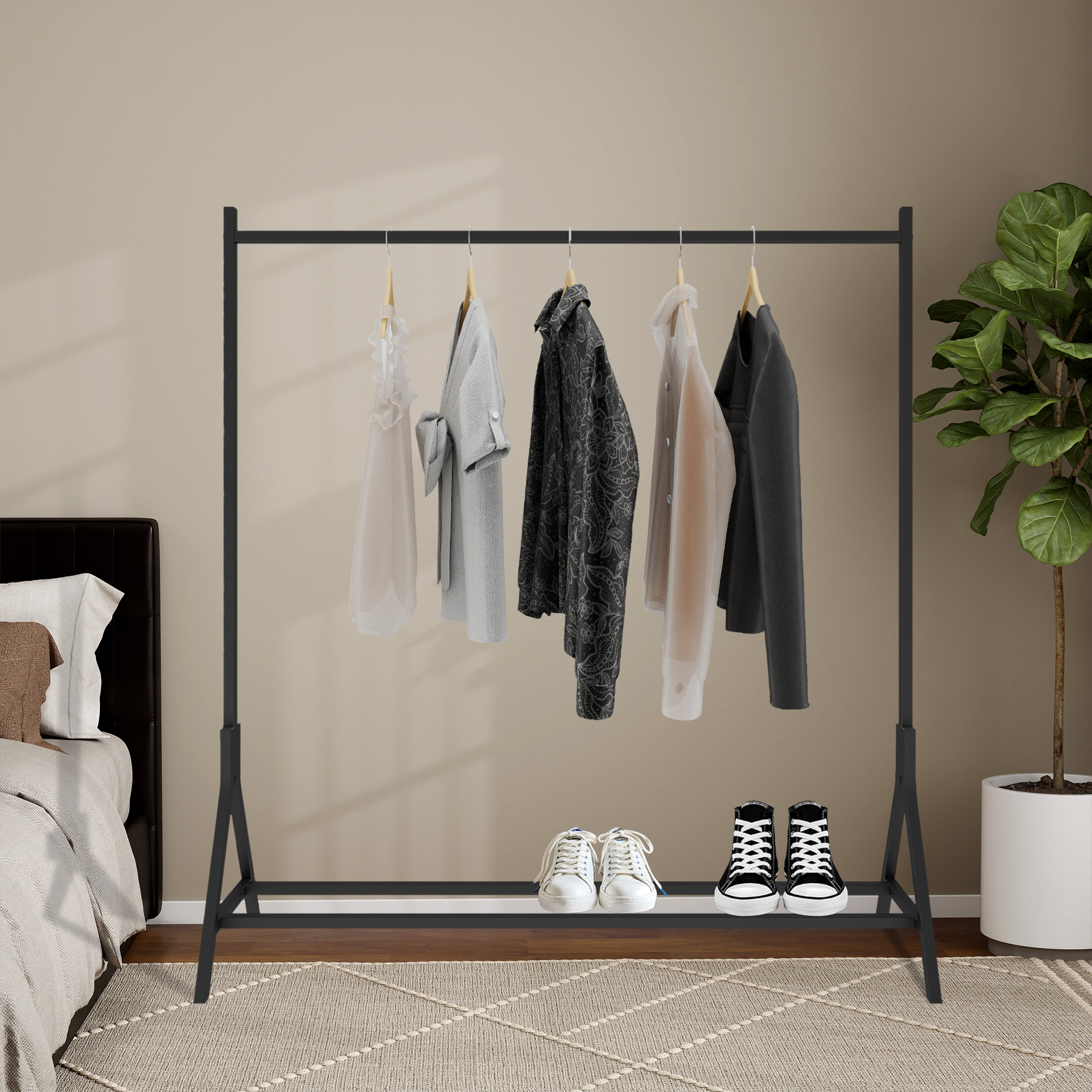 Latitude Run® Metal Clothing Rack | Wayfair