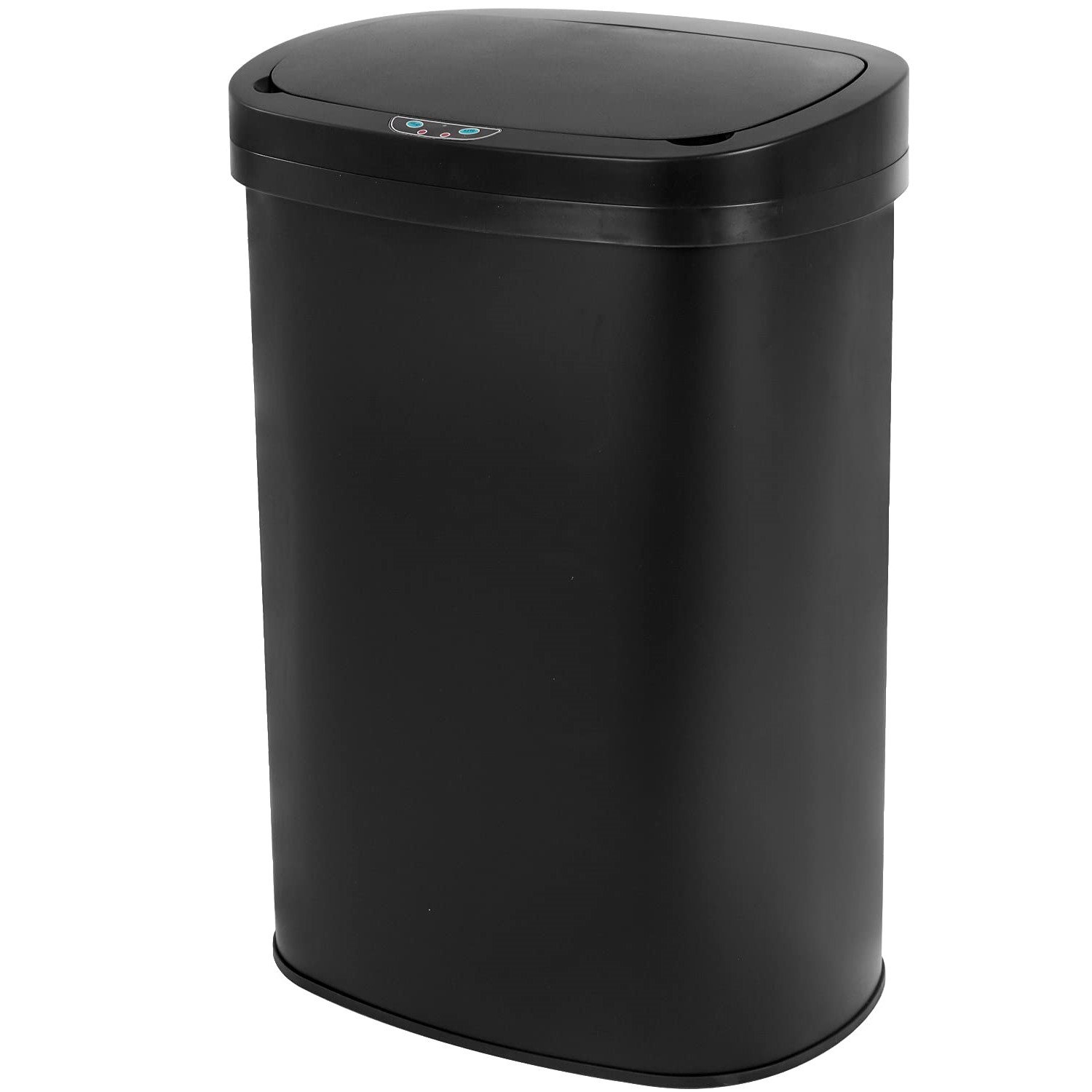 Bazwe Stainless Steel Kitchen Trash Can,Waste Bin With Lid Automatic ...
