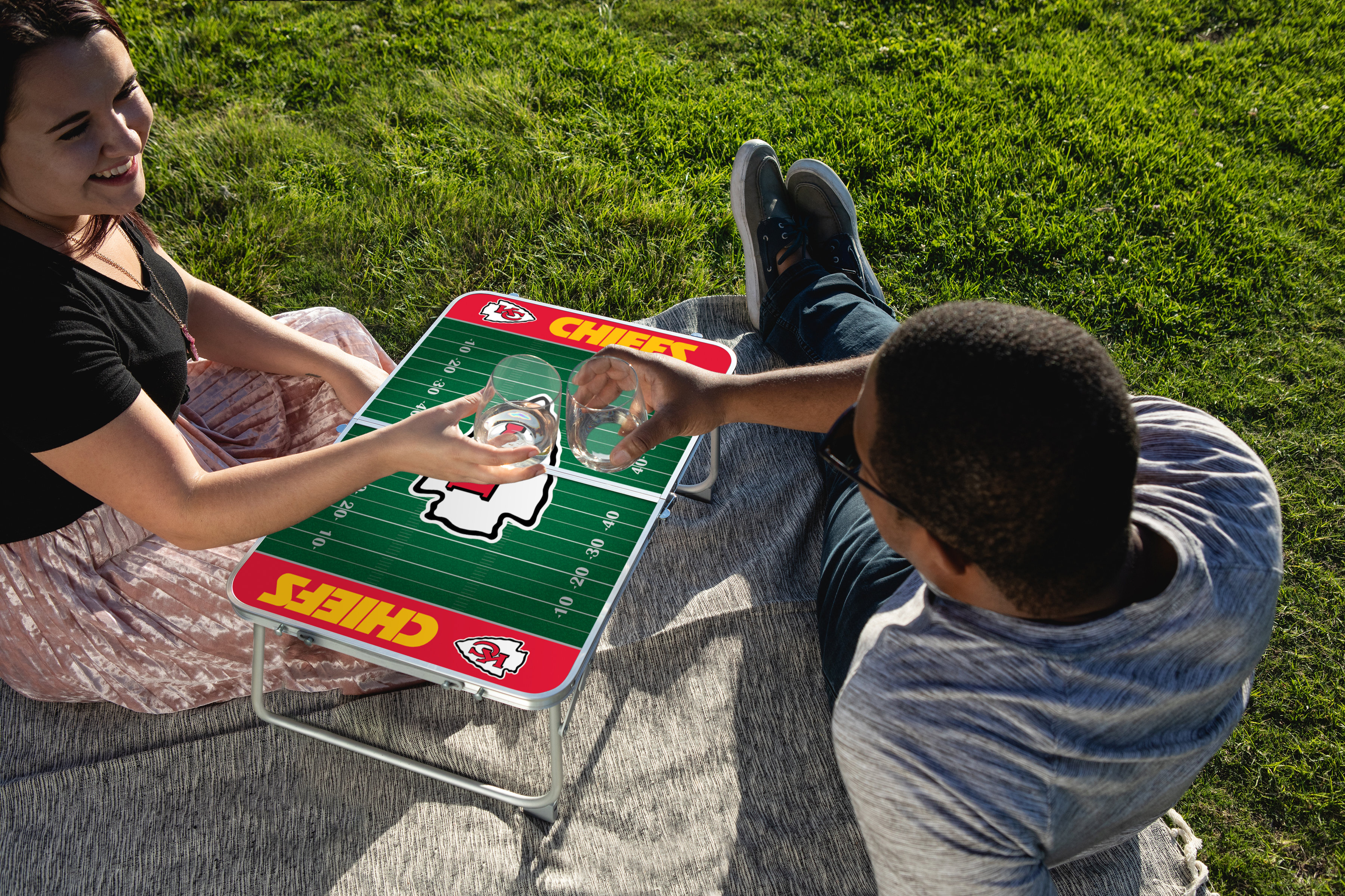 ONIVA™ NFL Kansas City Chiefs Concert Table Mini Portable Table | Wayfair
