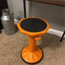 Inbox Zero Adjustable Height Active Stool with & Reviews | Wayfair